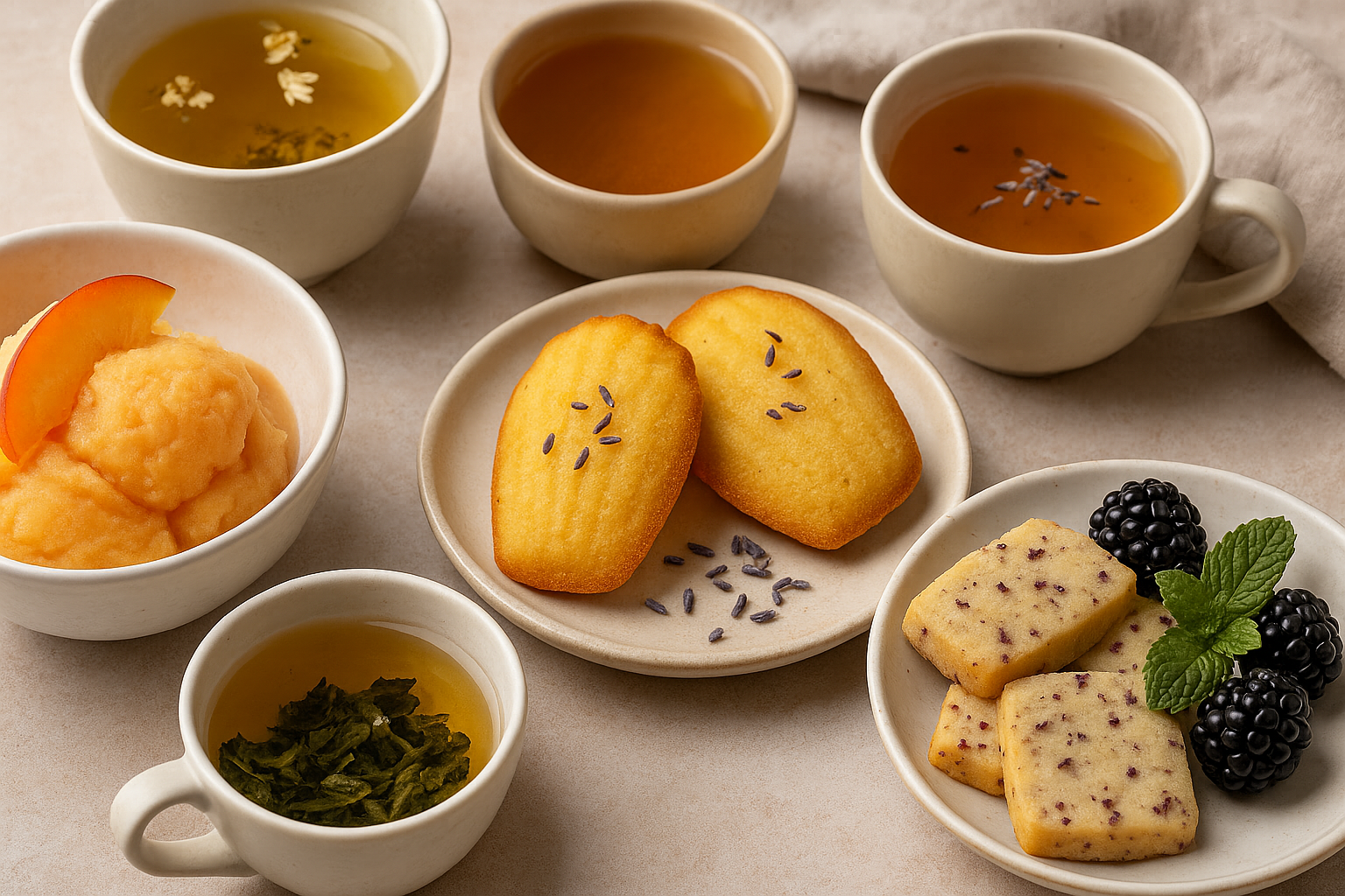 Tea-Infused Treats: Sweets & Snacks That Complement Your Favorite Blen