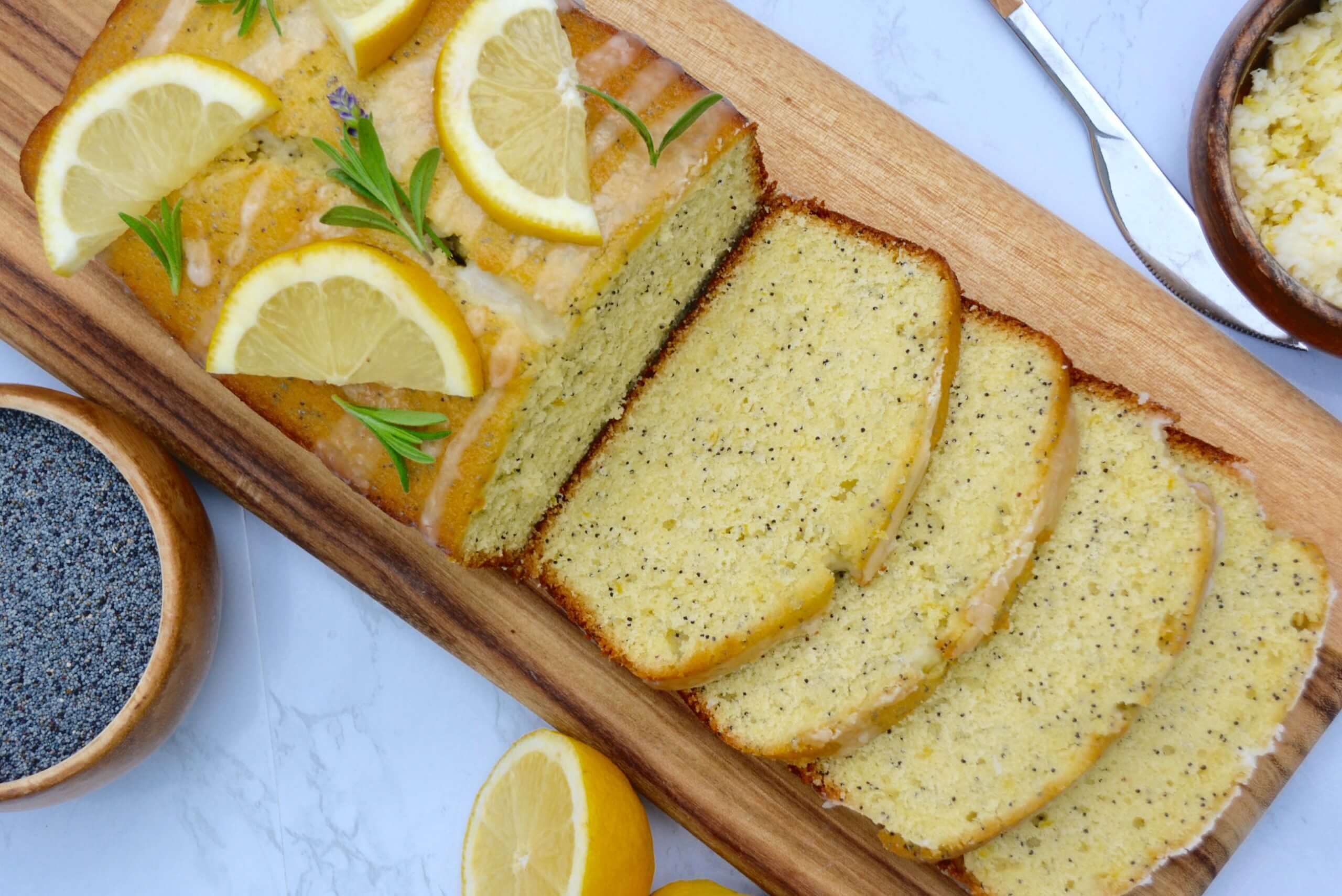 Indulging in Tea Time Magic with Lemon Poppy Seed Loaf